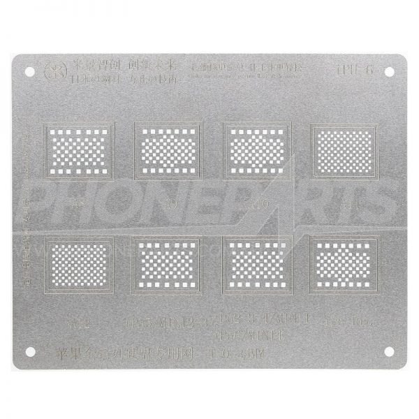 UNIVERSAL HARD DISK BGA REBALLING STENCIL MJ FOR IPHONE/IPAD SERIES ...