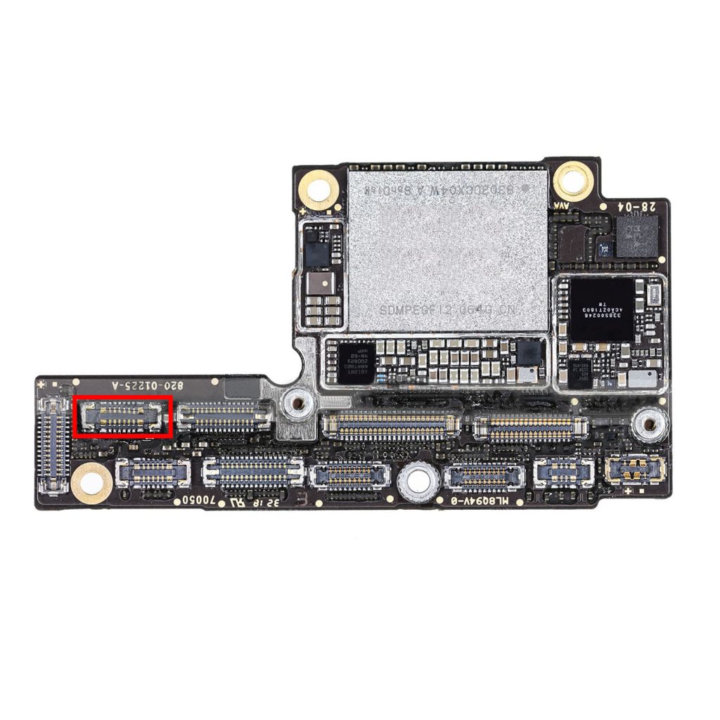 POWER BUTTON CONNECTOR PORT ONBOARD FOR IPHONE XS MAX - Phoneparts