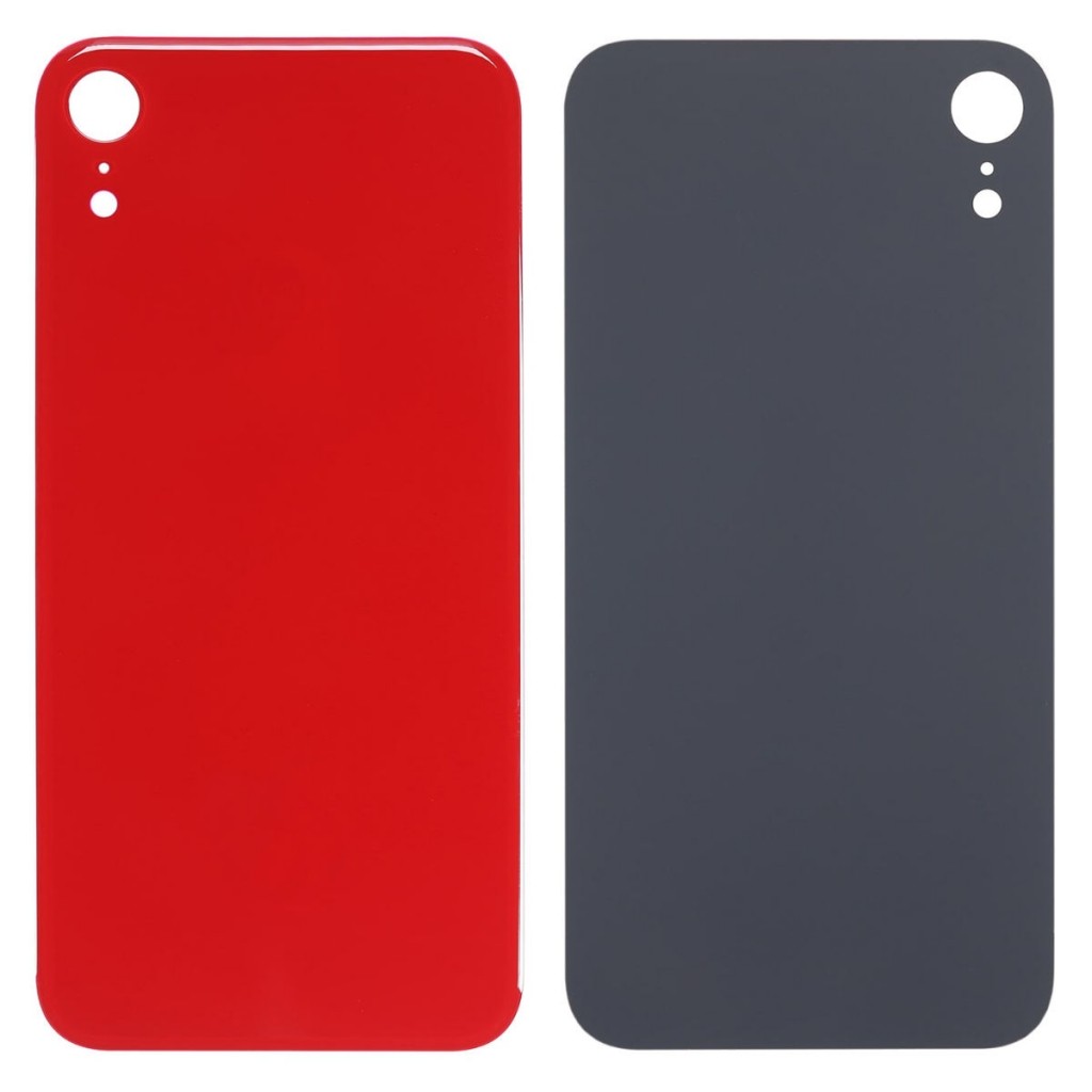 BACKGLASS WITH LARGE Camera HOLE FOR IPHONE XR - Phoneparts