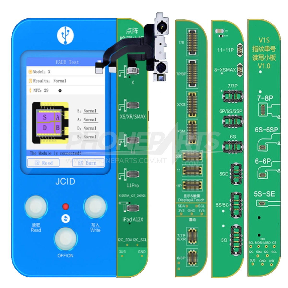 JCID FACE ID DOT MATRIX IC CHIP KIT (3PCS) For iPhone 11-11 PRO-Max ...