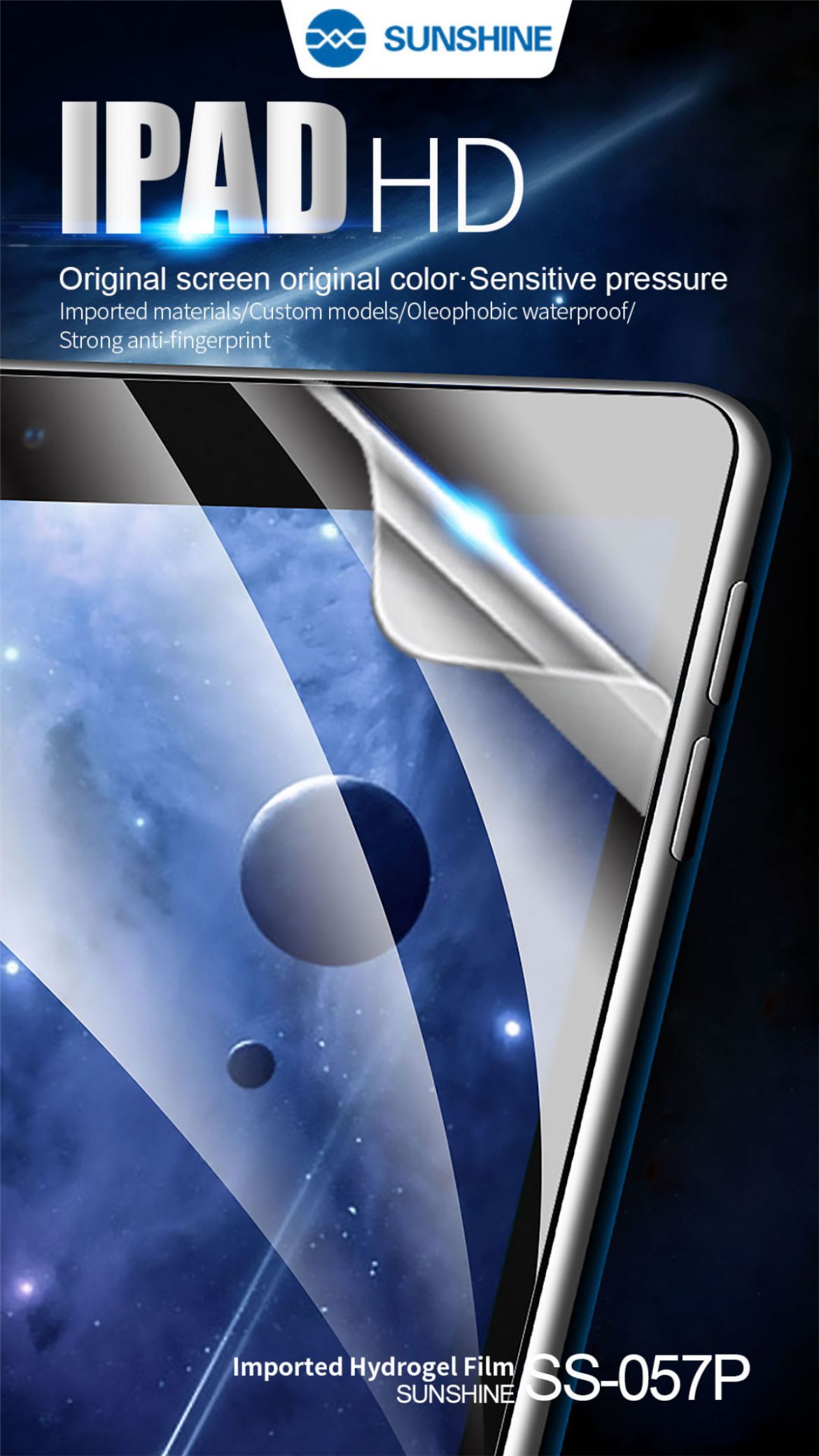 SUNSHINE SS-057P HD IMPORTED HYDROGEL TABLET/IPAD FILMS (20 PCS ...