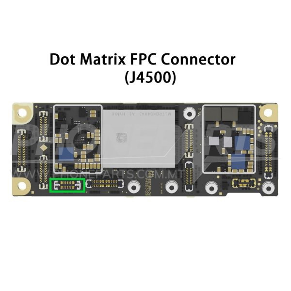 IPHONE 11 DOT MATRIX CONNECTOR PORT ONBOARD - Phoneparts