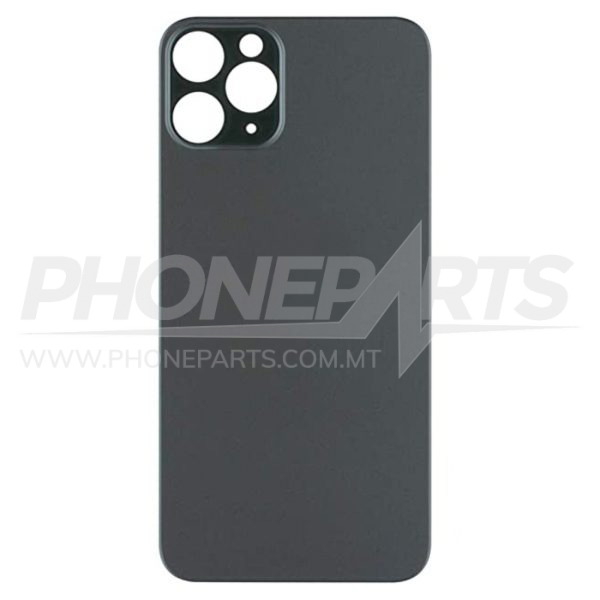 BACKGLASS WITH LARGE Camera HOLE FOR IPHONE 11 Pro Max - Phoneparts