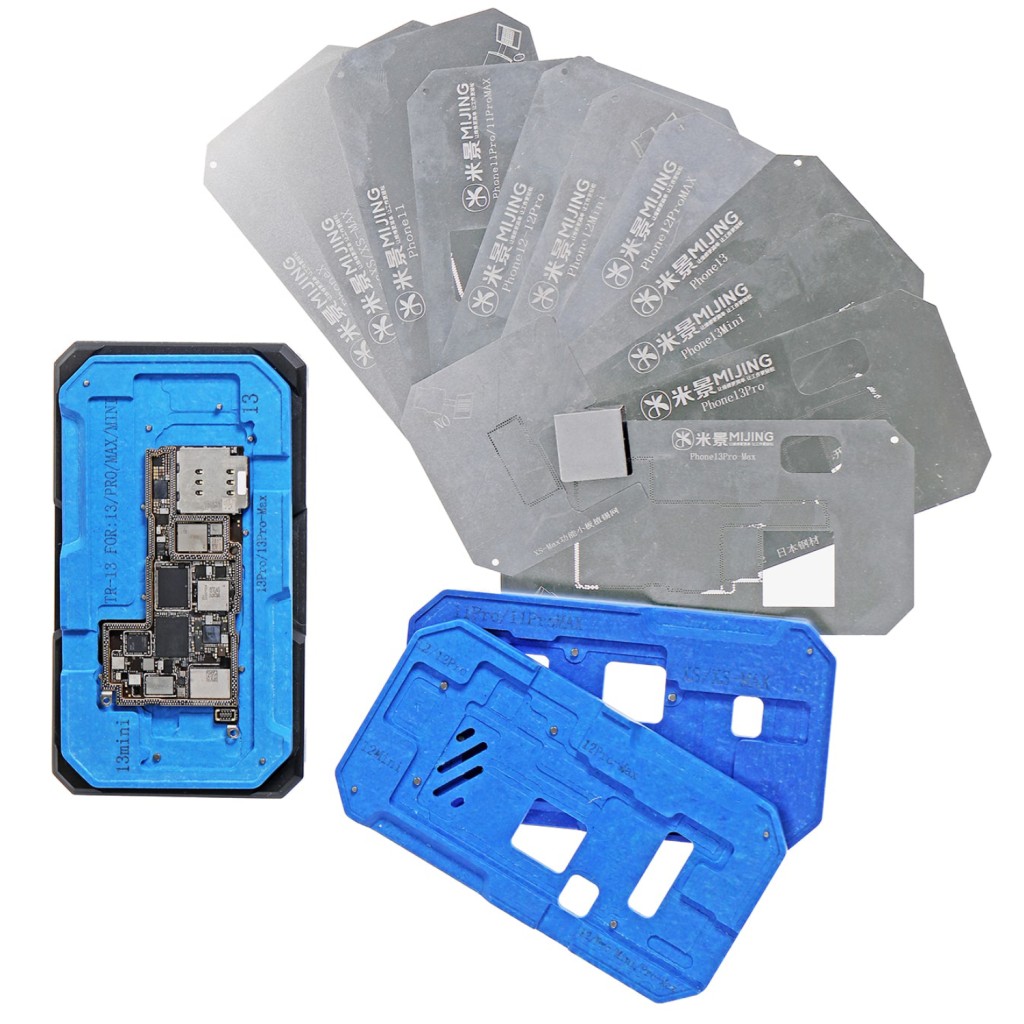 MIJING Z20 PRO BGA REBALLING FIXTURE 14IN1 FOR IPHONE X-13PROMAX ...