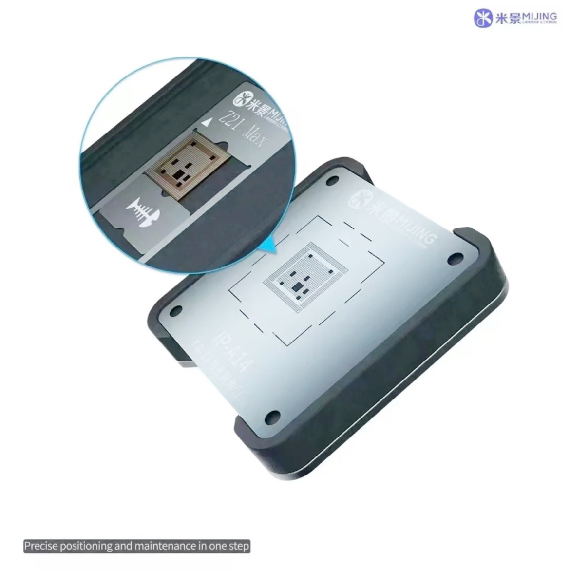 MIJING Z21 MAX CPU IC CHIP REBALLING STENCIL STATION FOR IPHONE (A8-A17 ...