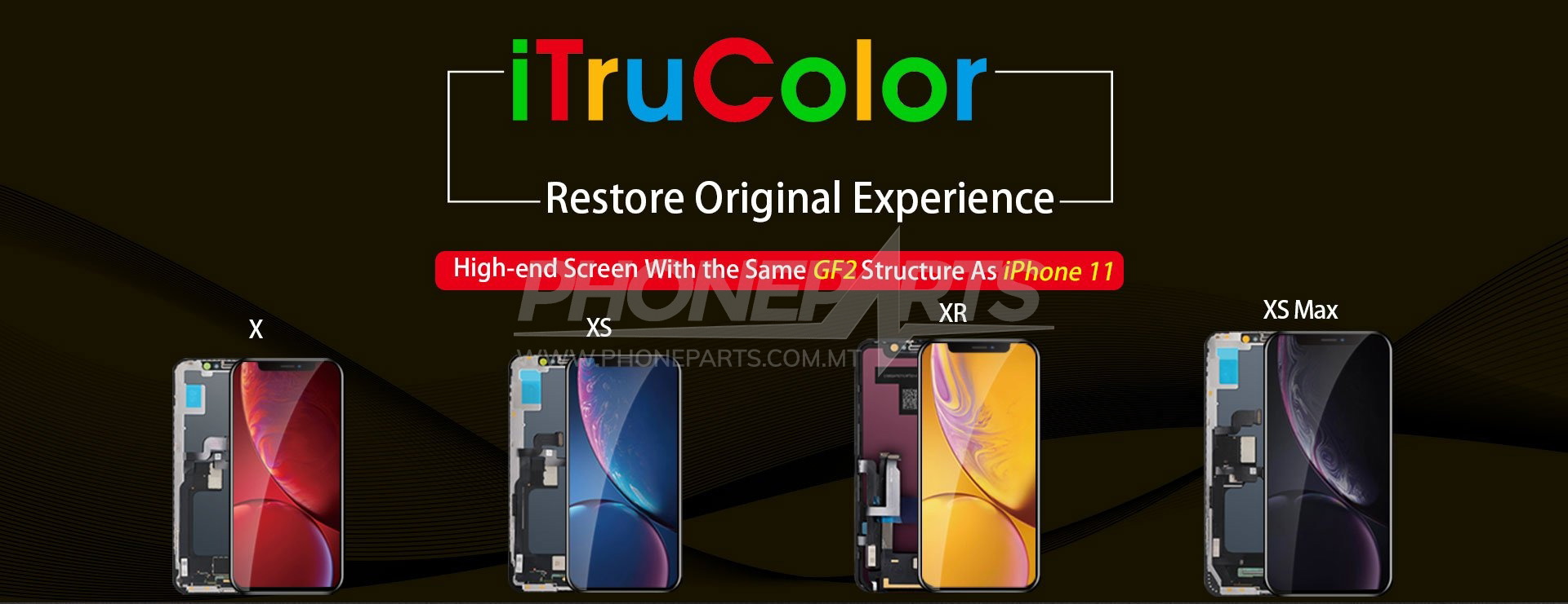 DISPLAY TOUCH IPHONE X ITRUCOLOR 3M ESR IN-CELL LCD - Phoneparts