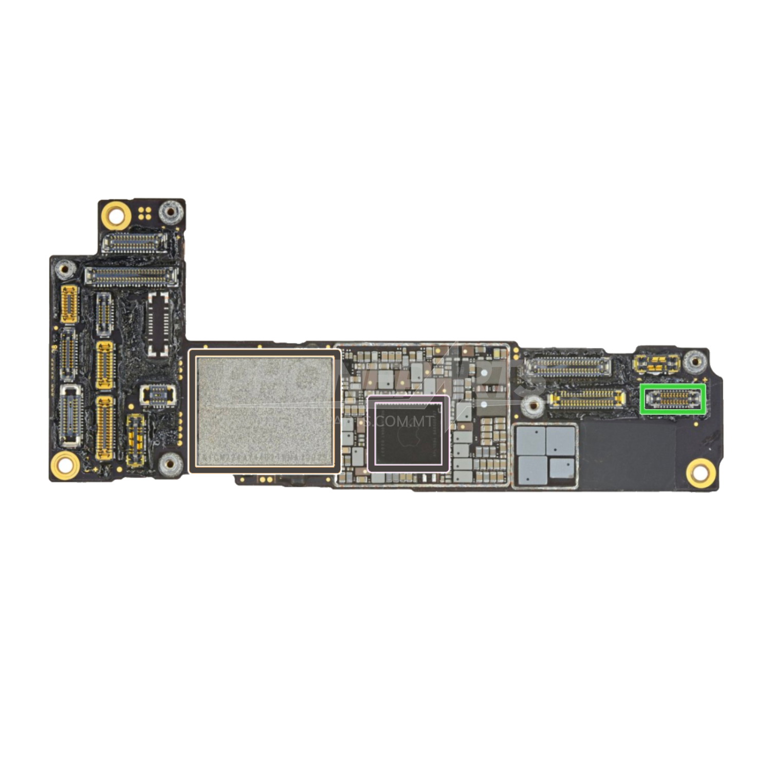 IPHONE 12/12 PRO/12 PRO MAX DIGITIZER CONNECTOR PORT ONBOARD - Phoneparts