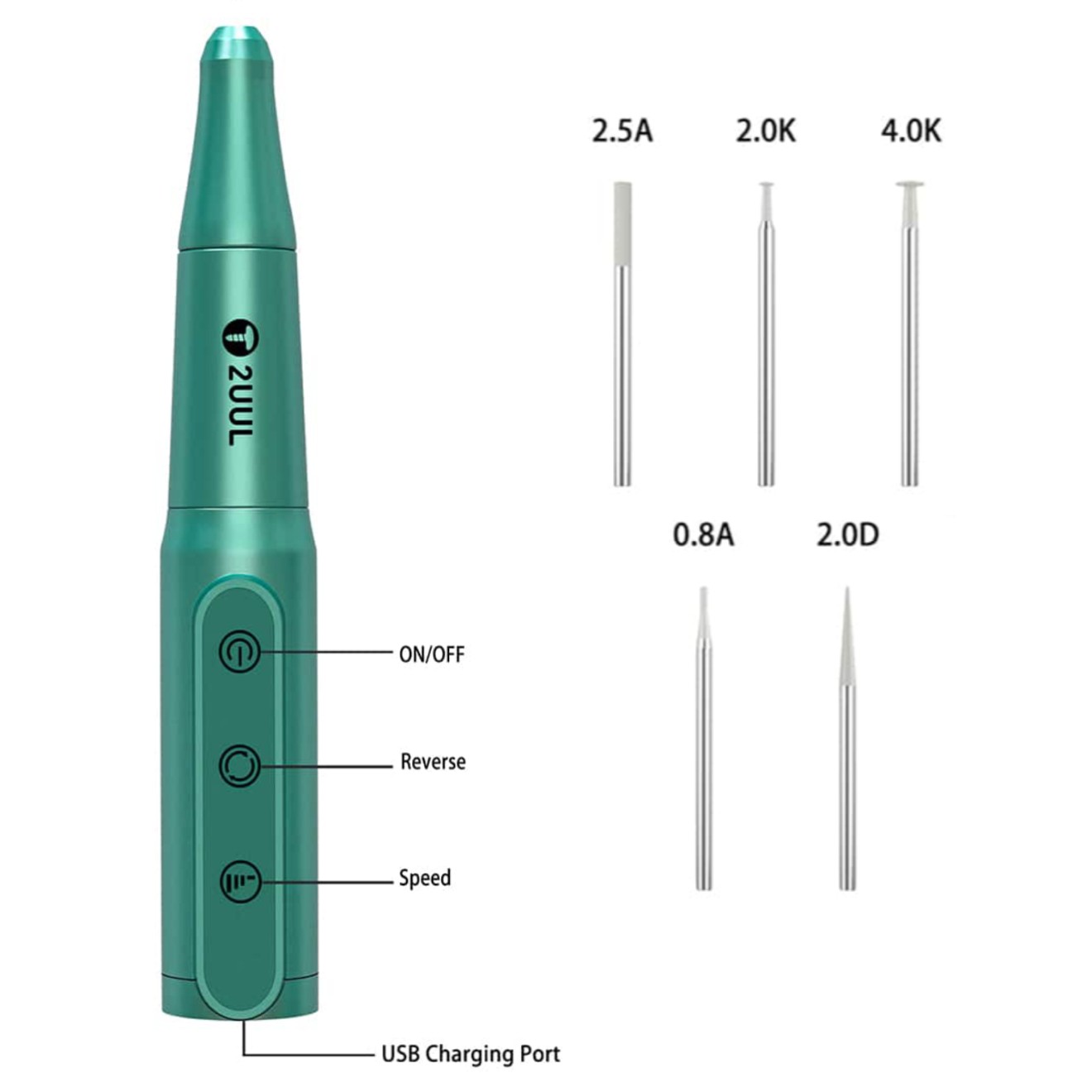 2UUL CHARGEABLE GRINDING/POLISHING PEN FOR PHONE REPAIR - Phoneparts