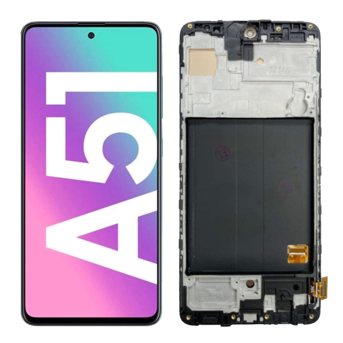 DISPLAY TOUCH & FRAME SAMSUNG A51 (SM-A515F) HARD AMOLED - Phoneparts