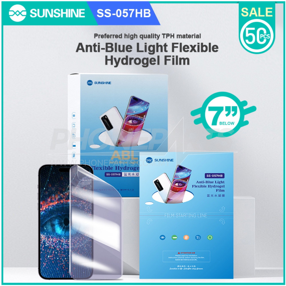 SUNSHINE SS-057HB Anti-blue light hydrogel film (50pcs) - Phoneparts