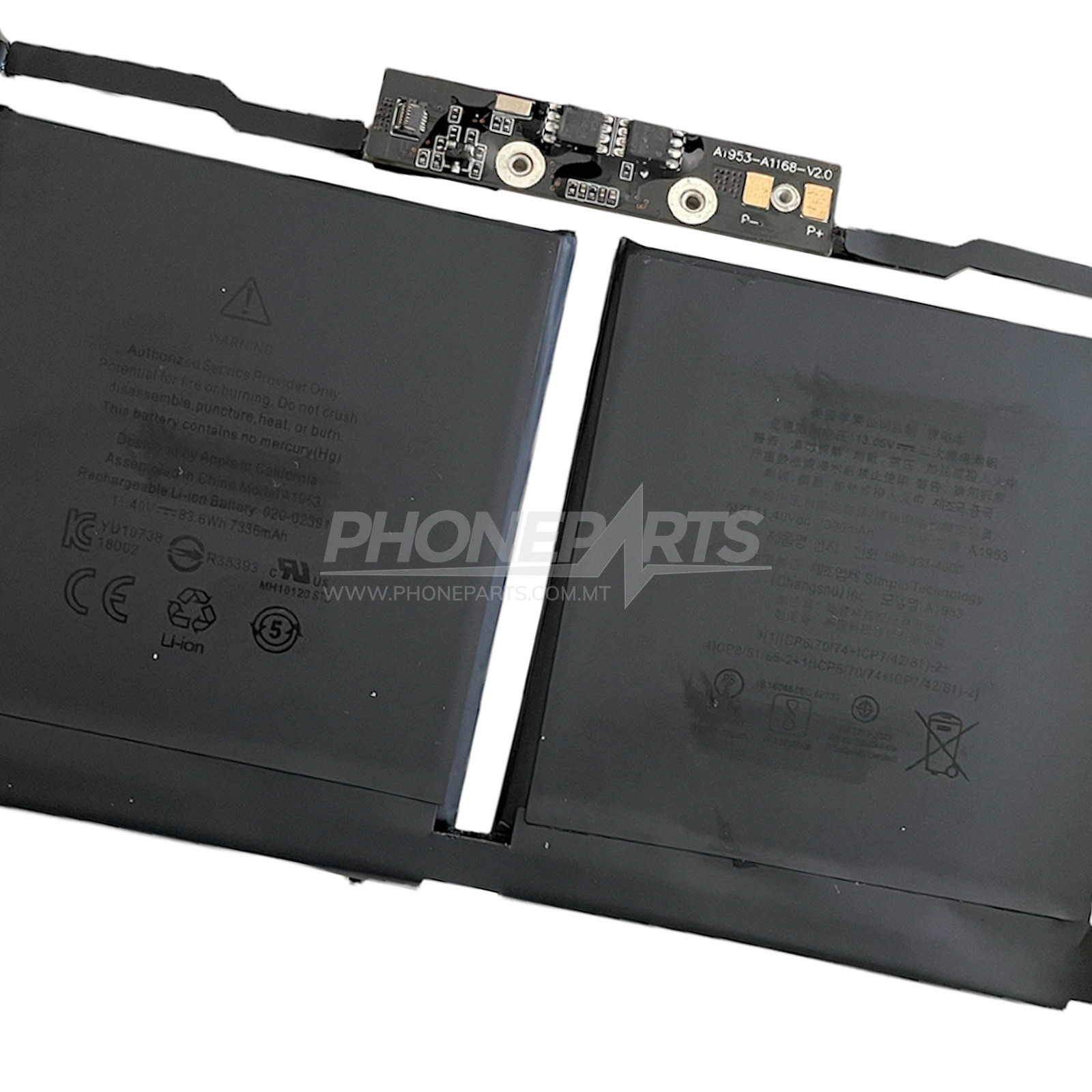 Battery A1953 MacBook Pro Retina 15 (A1990) - Phoneparts