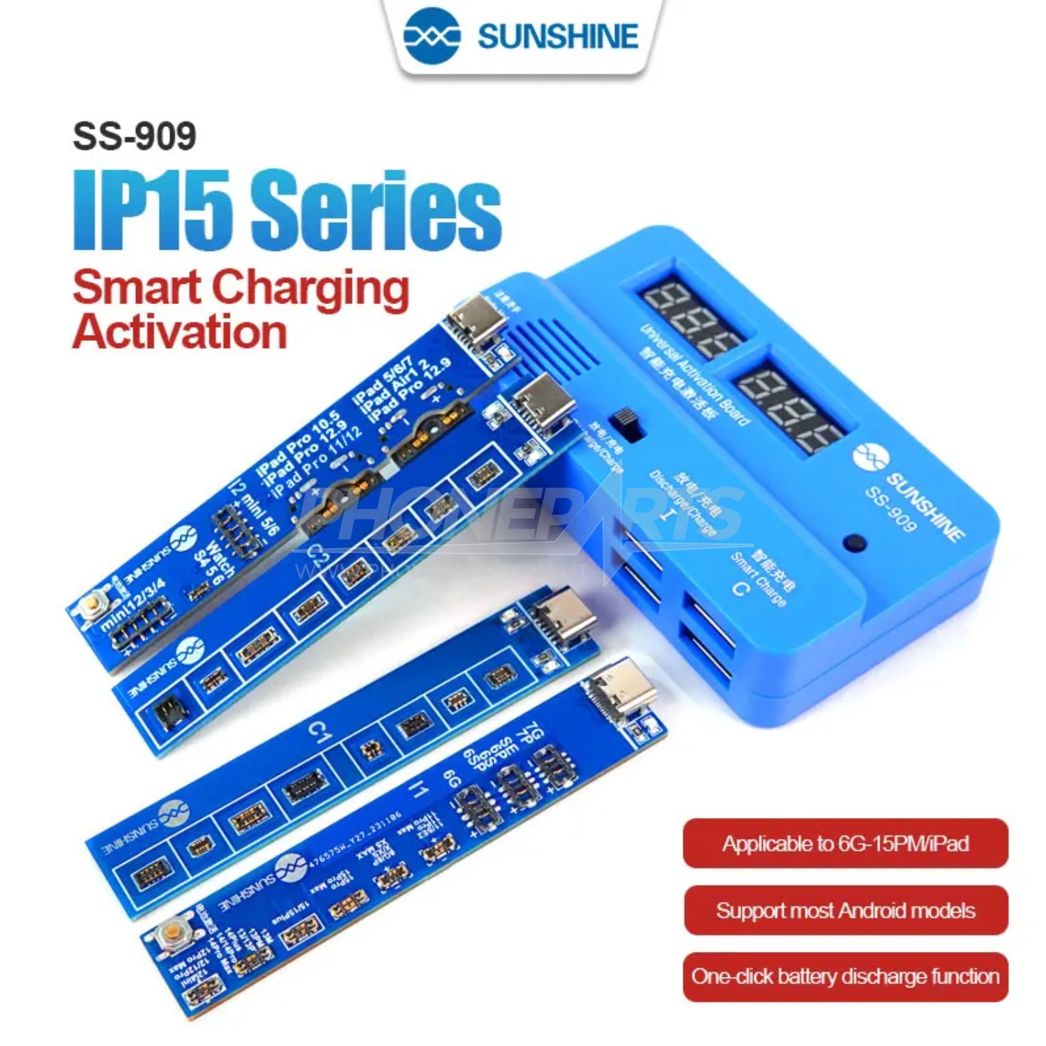 SUNSHINE SS-909 V9.0 UNIVERSAL ACTIVATION BOARD IPHONE/ANDROID - Phoneparts