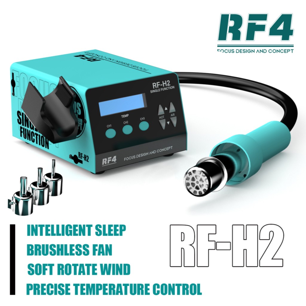 RF4 Automatic sleep SMD BGA Hot Air Solder Rework Station RF-H2 ...