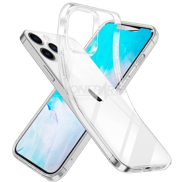 Clear silicone gel cover iPhone 12 series - Phoneparts