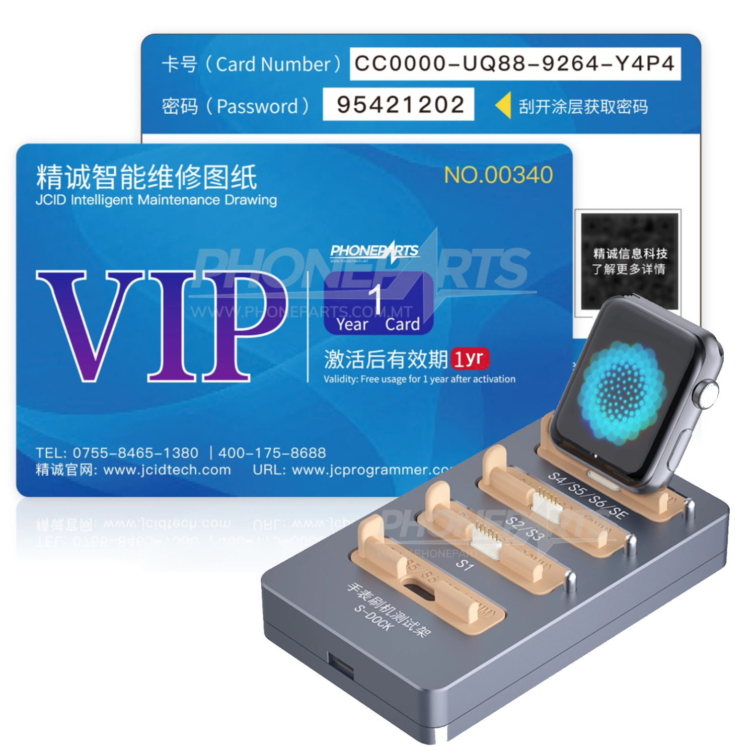 JC Drawing + Aixun iWatch Restoring Test Stand - Phoneparts