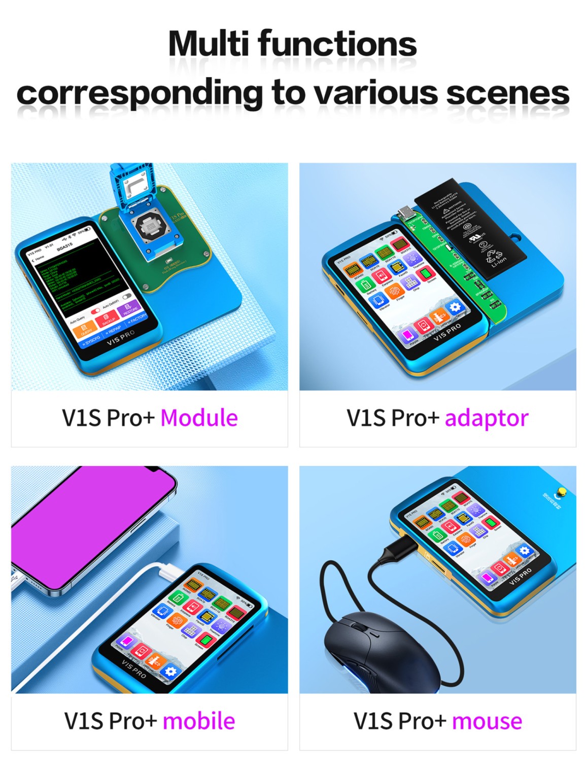 JCID PROGRAMMER V1S PRO (THE STRONGEST PROGRAMMER OF JCID) - Phoneparts