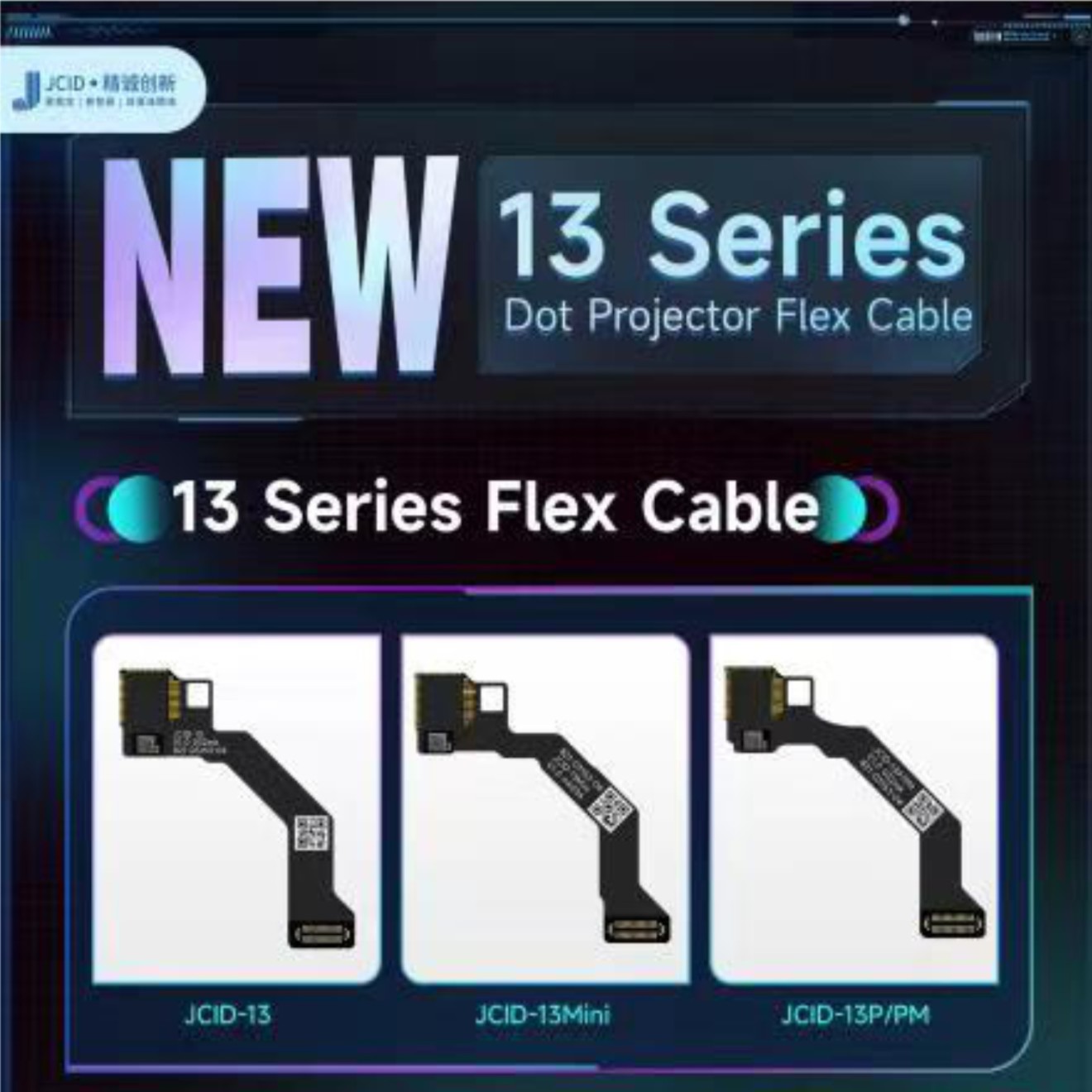 JC FACE ID DOT MATRIX FLAT CABLES FOR IPHONE 13 Series - Phoneparts