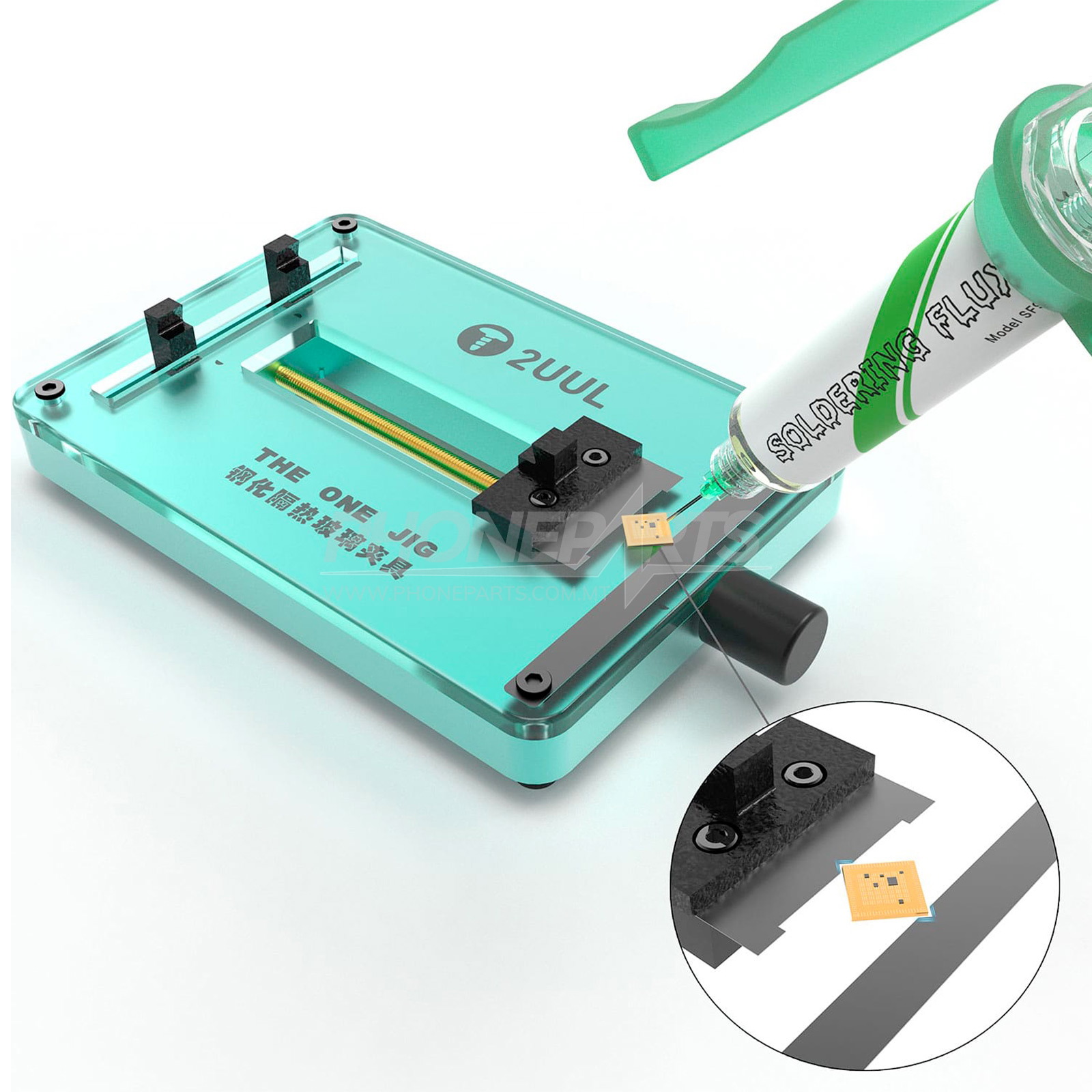 2UUL the one jig with tempered glass for PCB board holder fixture ...