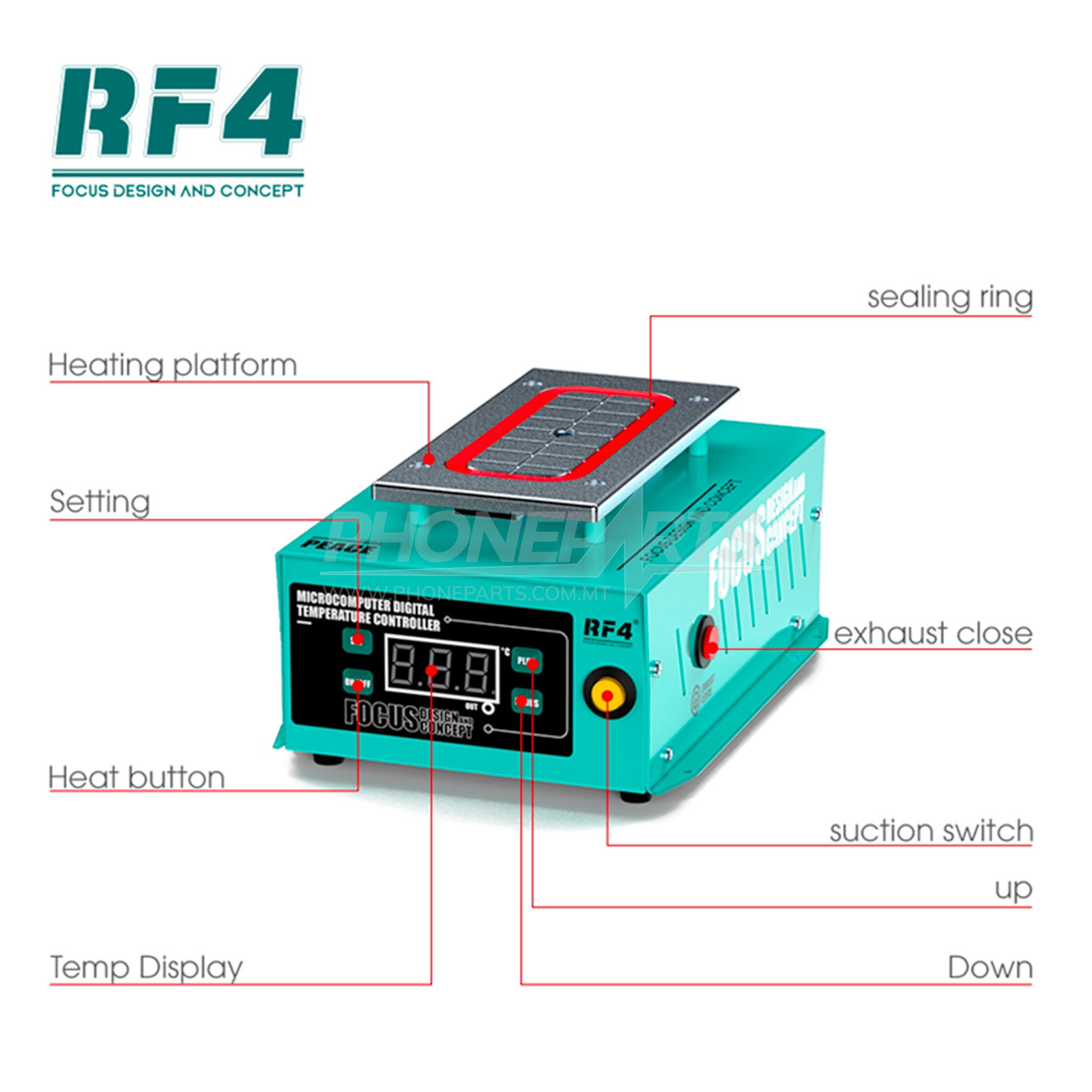 RF4 Peace lcd vacum separator machine - Phoneparts