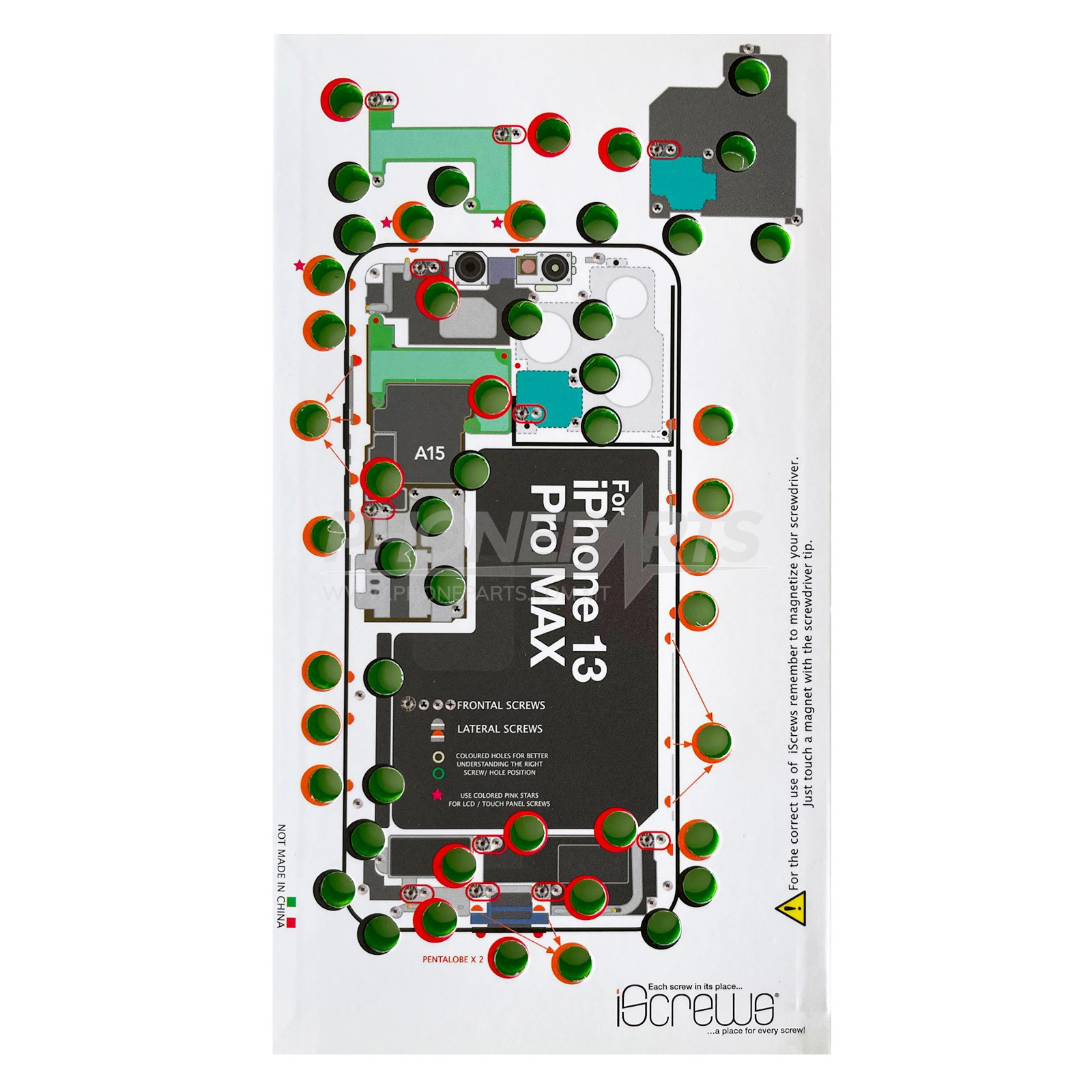 iScrews iPhone 13 series - Phoneparts