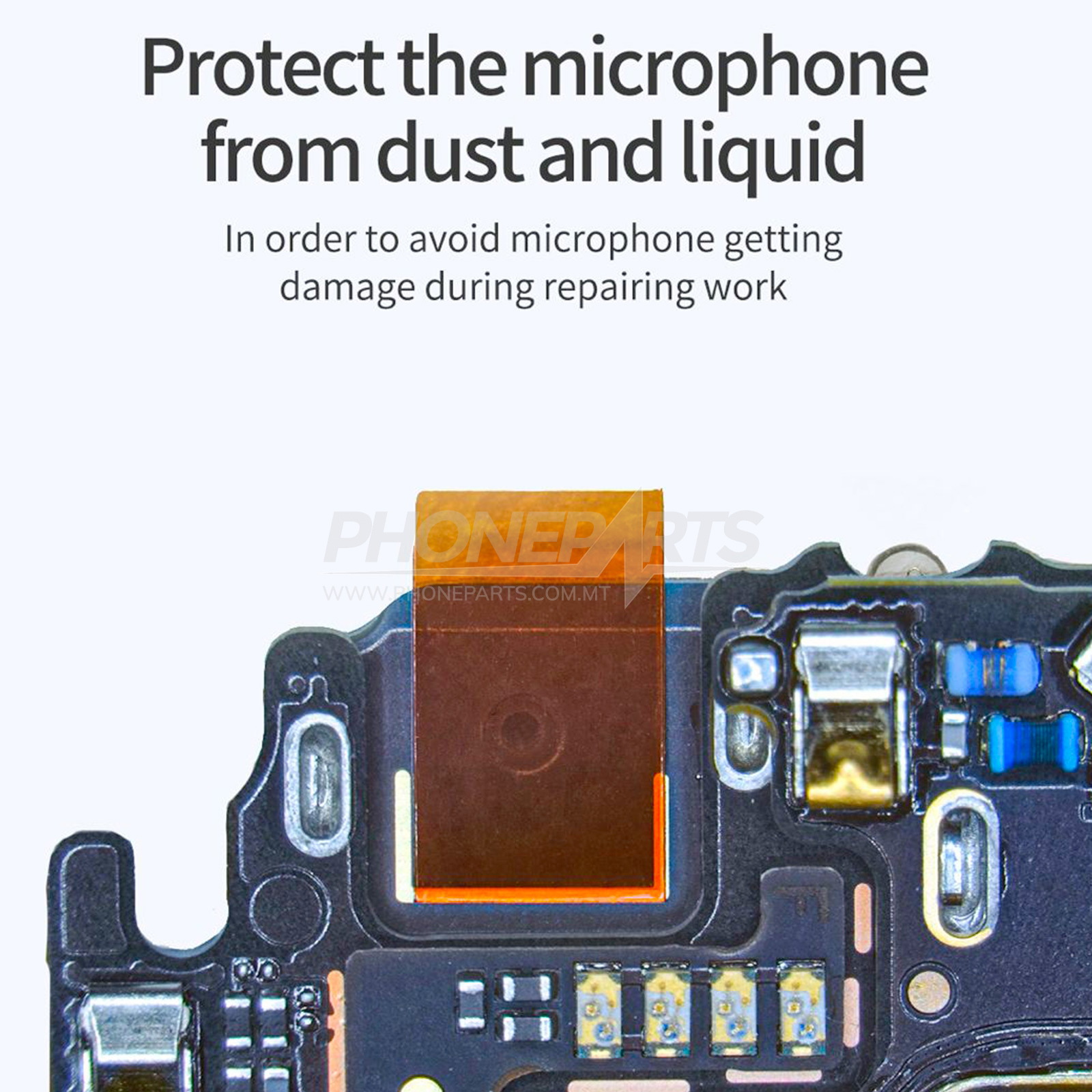 QIANLI REPAIR MAN MICROPHONE DUST PROTECTION STICKER (100PCS) - Phoneparts