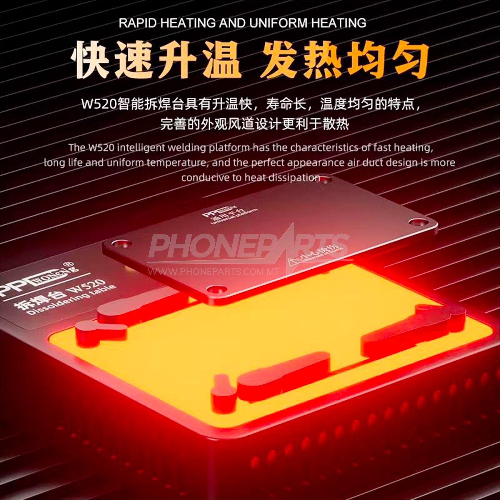 PPD W520 motherboard heating platform iPhone 11 to 14PM & airpods ...