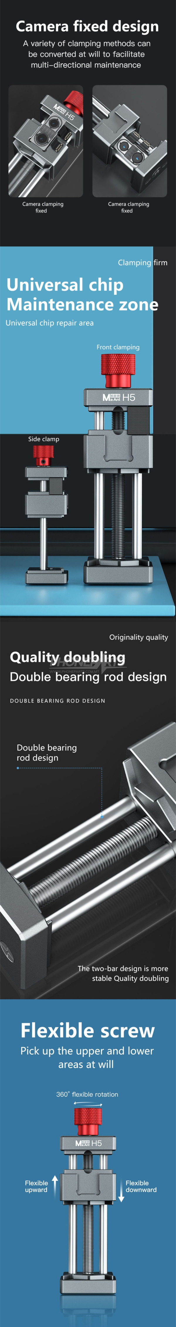 MAANT H5 MULTIFUNCTIONAL ADJUSTABLE CAMERA FIXTURE - Phoneparts