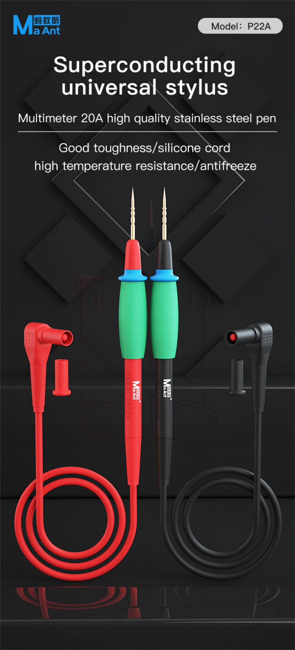 MaAnt P22A Universal Superconducting Multimeter Probe - Phoneparts