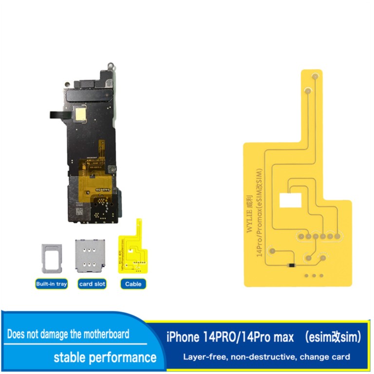 WYLIE ESIM TO DUAL SIM CARD TOOLKIT FOR IPHONE 14 PRO/14 PRO MAX ...