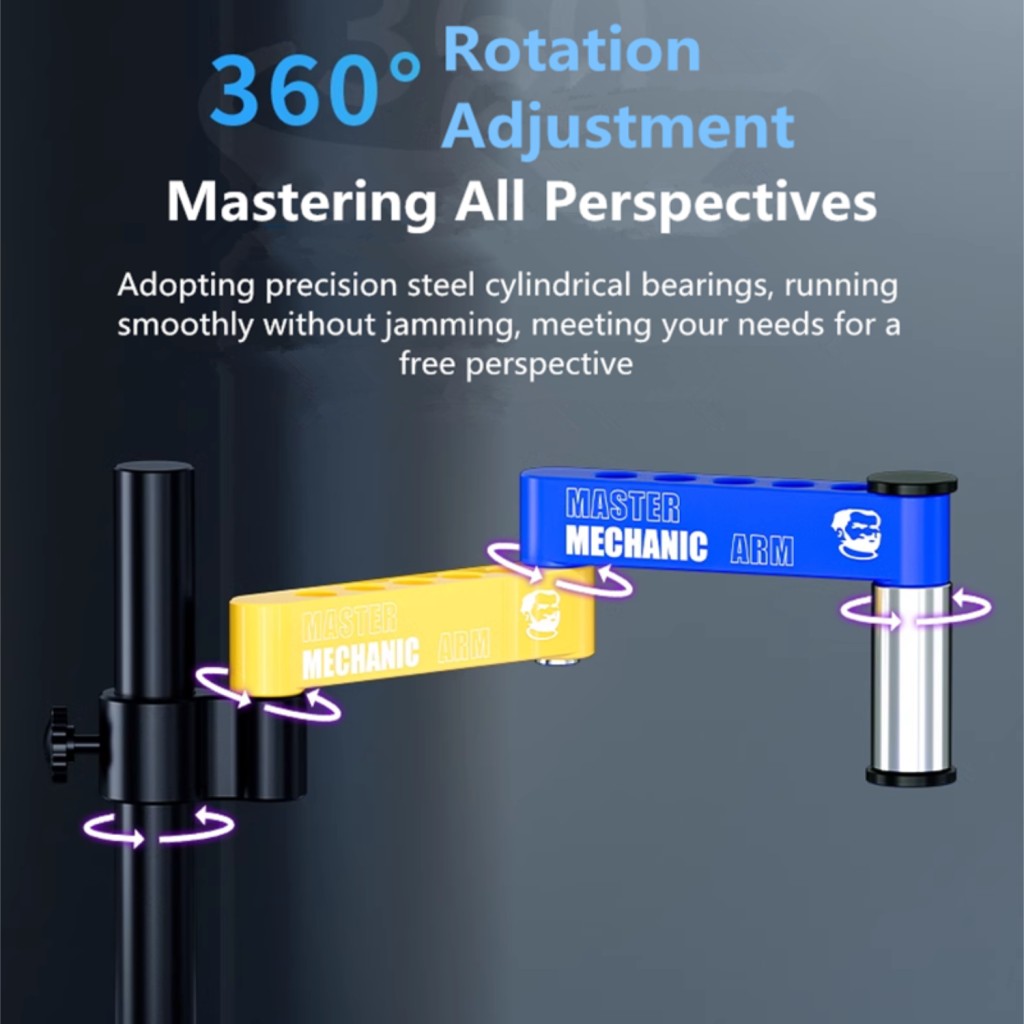 MECHANIC M3 UNIVERSAL TELESCOPIC MICROSCOPE SWING ARM (360° DEGREE ...