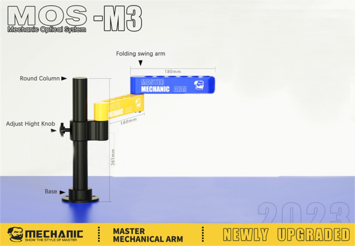 MECHANIC M3 UNIVERSAL TELESCOPIC MICROSCOPE SWING ARM (360° DEGREE ...