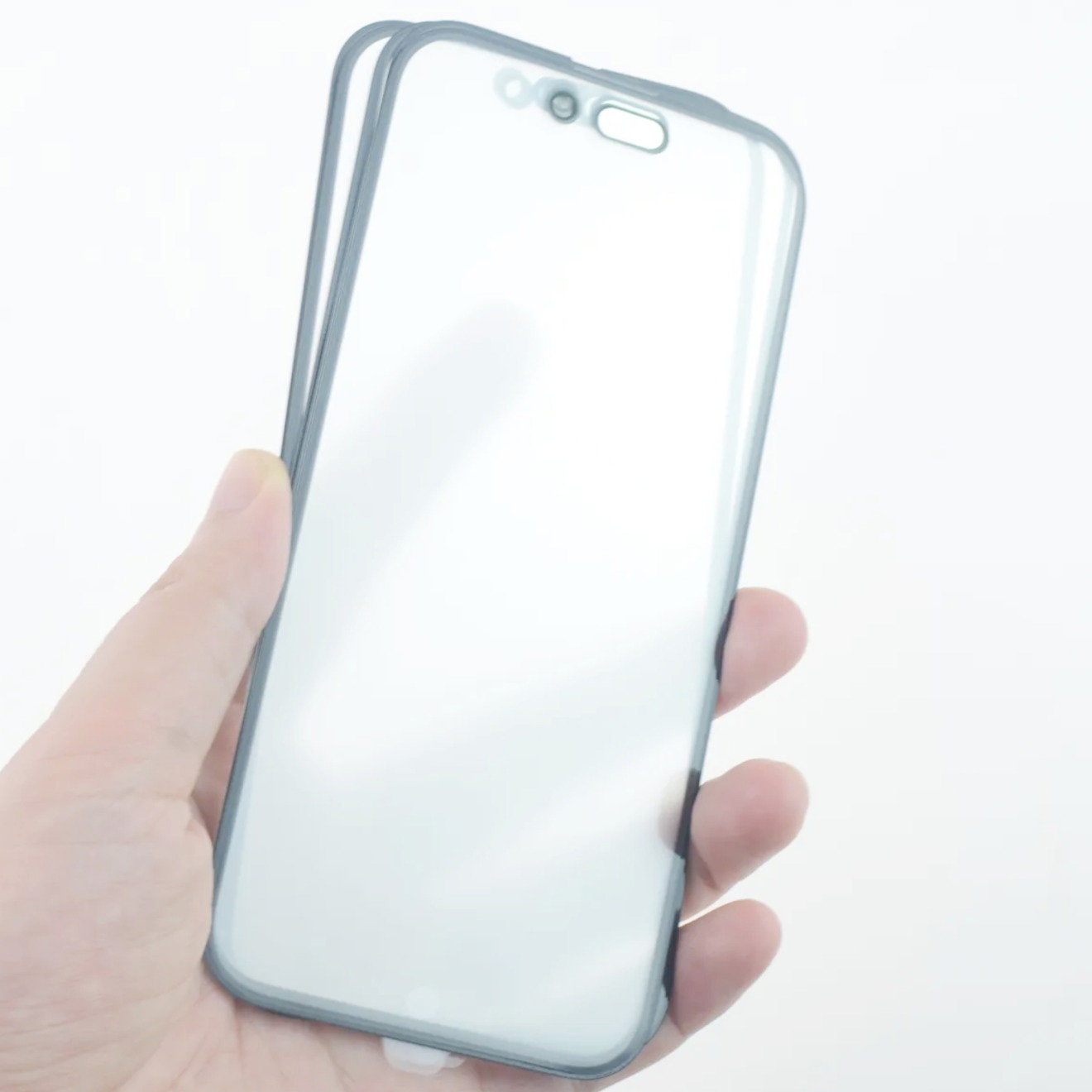 IPHONE 15 PRO HQ FRONT GLASS WITH OCA - Phoneparts