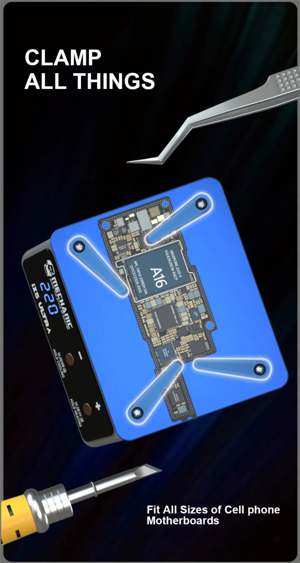 MECHANIC IX5 Ultra Universal Preheating Platform for Mobile Phone Motherboard - Phoneparts