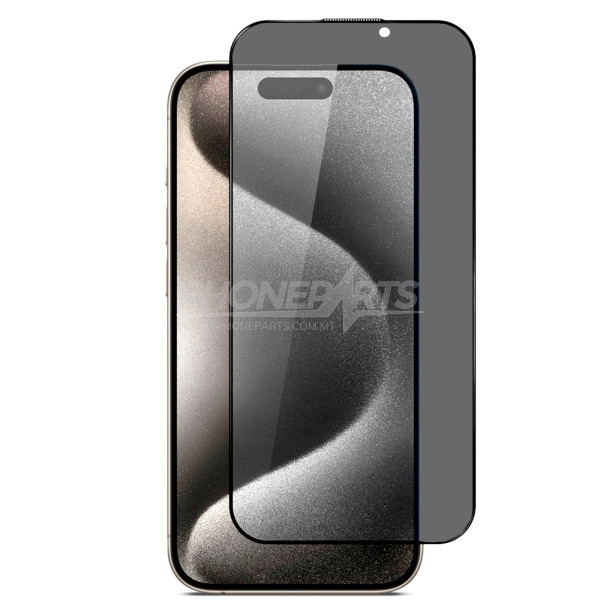 Privacy tempered glass screen protector iPhone 15 Series - Phoneparts
