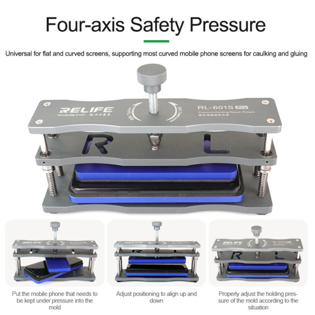 RELIFE RL-601S PRO PRESSURE HOLDING FIXTURE FOR MOBILE PHONE CURVED ...