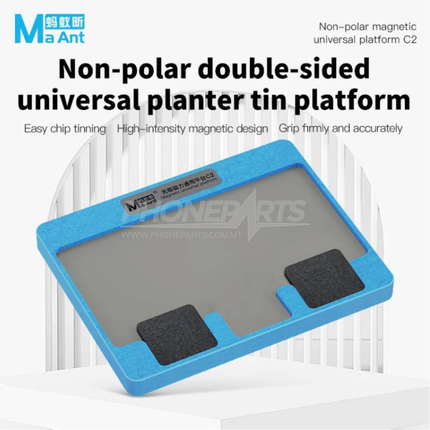 MAANT C2 UNIVERSAL CPU REBALLING STENCIL PLATFORM - Phoneparts