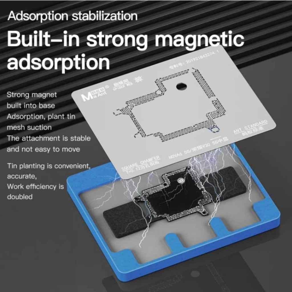 MAANT C2 UNIVERSAL CPU REBALLING STENCIL PLATFORM - Phoneparts