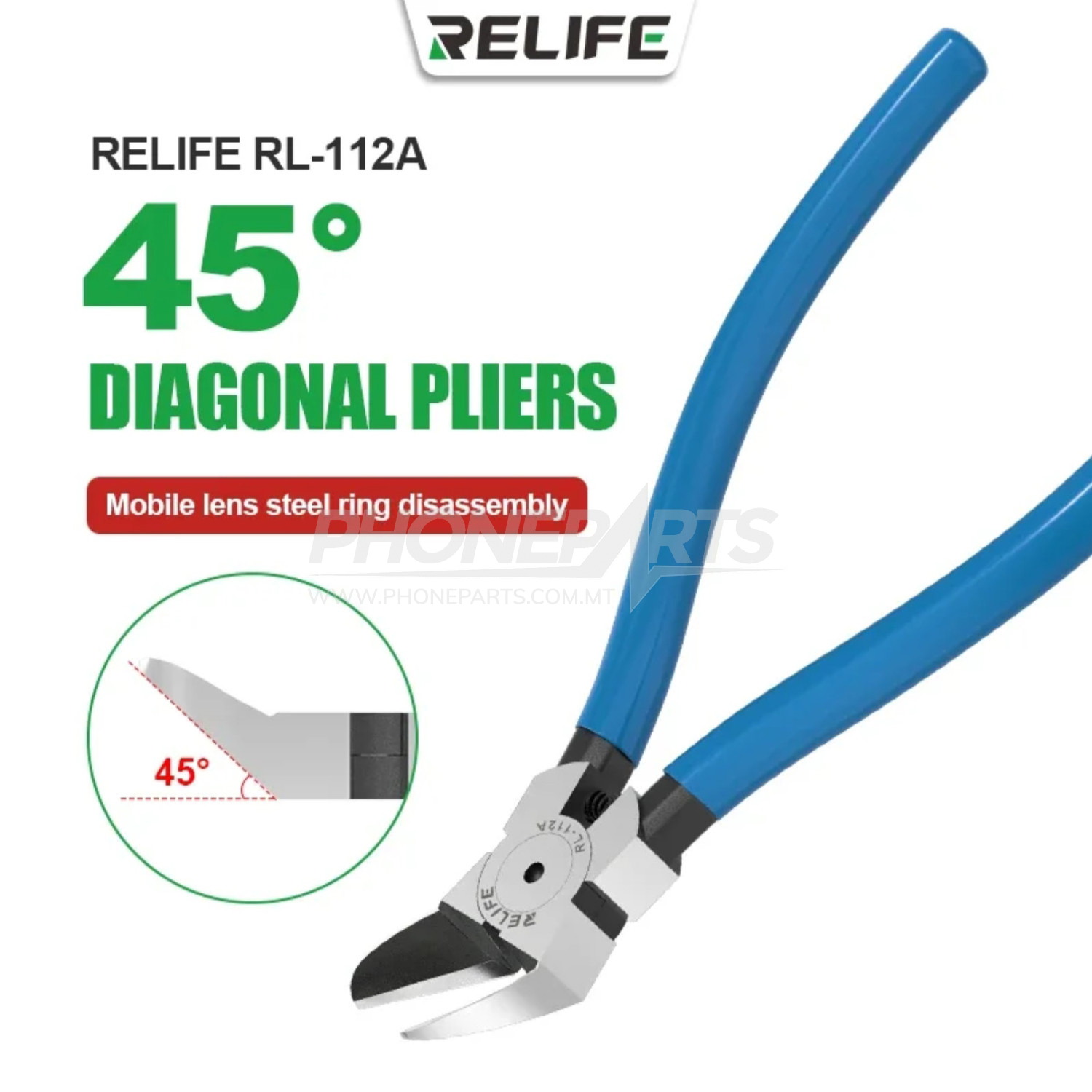 RELIFE RL-112A 45° DIAGONAL PLIERS PLIERS FOR MOBILE CAMERA FRAME ...