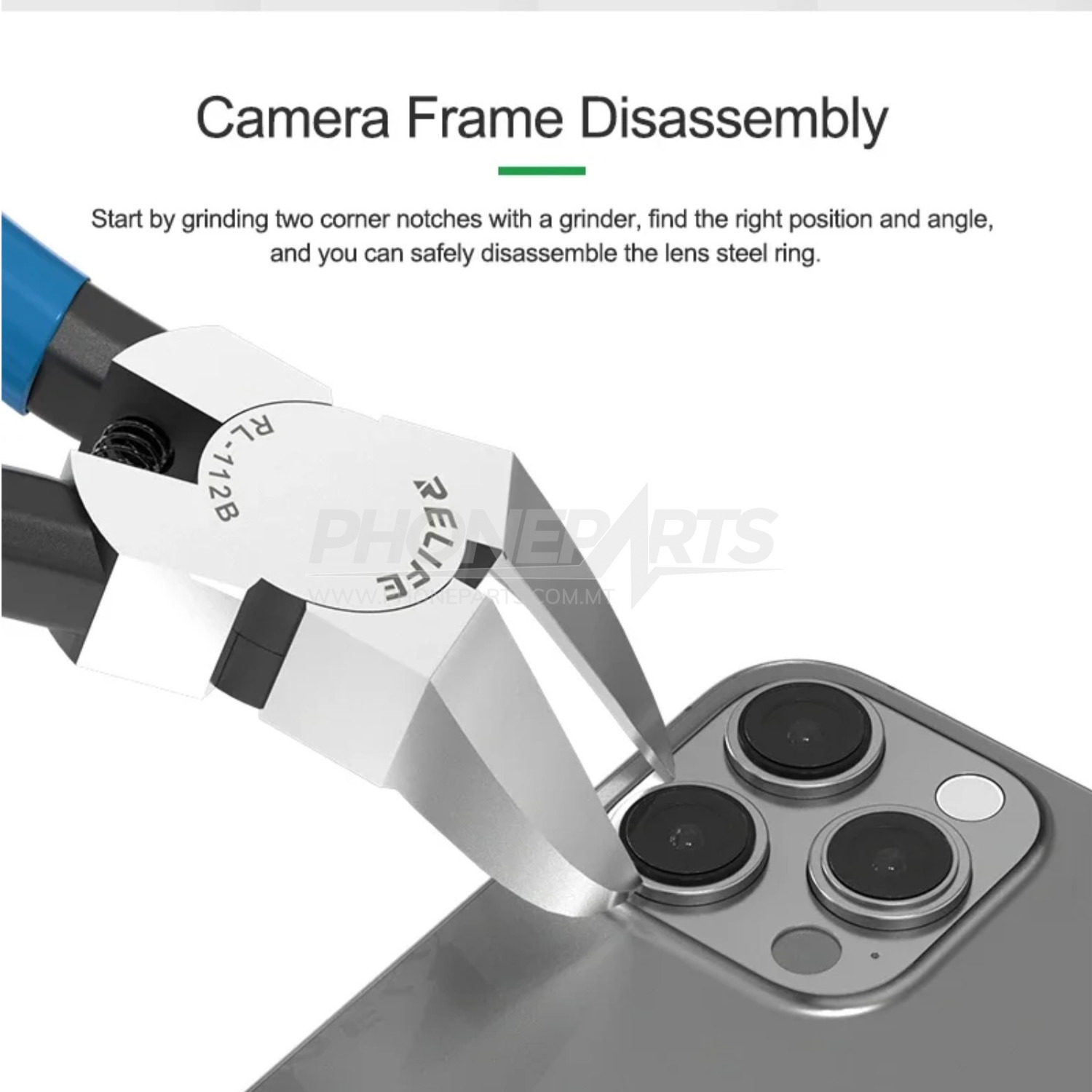RELIFE RL-112A 45° DIAGONAL PLIERS PLIERS FOR MOBILE CAMERA FRAME ...