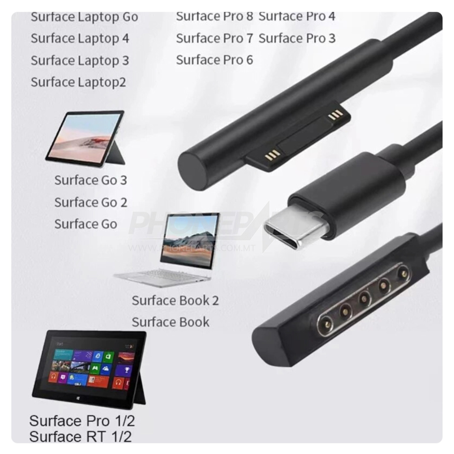 BY-006S MICROSOFT POWER CABLE - Phoneparts