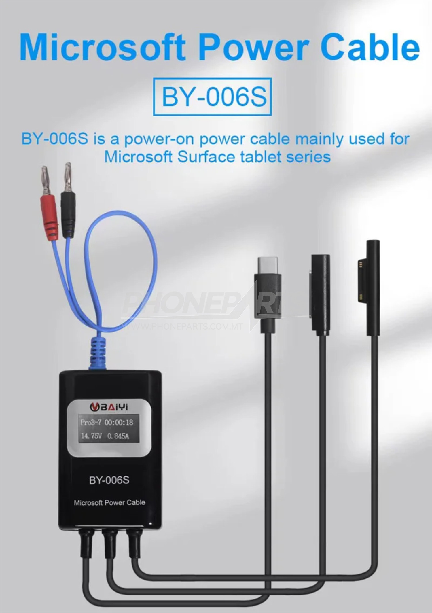 BY-006S MICROSOFT POWER CABLE - Phoneparts