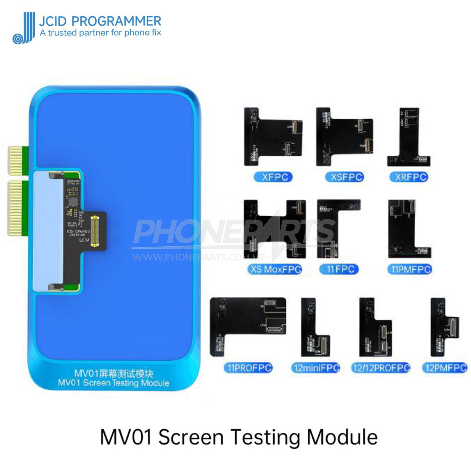 JCID V1S Pro MV01 Screen Testing Module (For iPhone Samsung Android ...