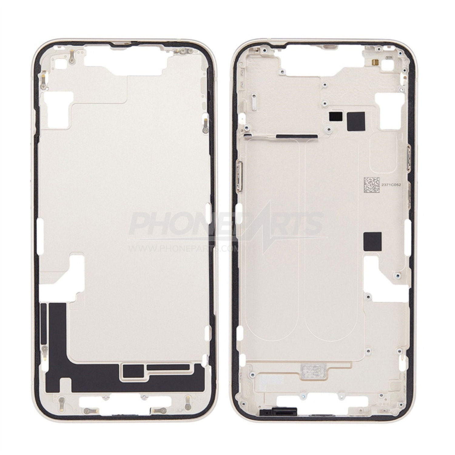 MID HOUSING FRAME FOR IPHONE 14 (STARLIGHT) - Phoneparts