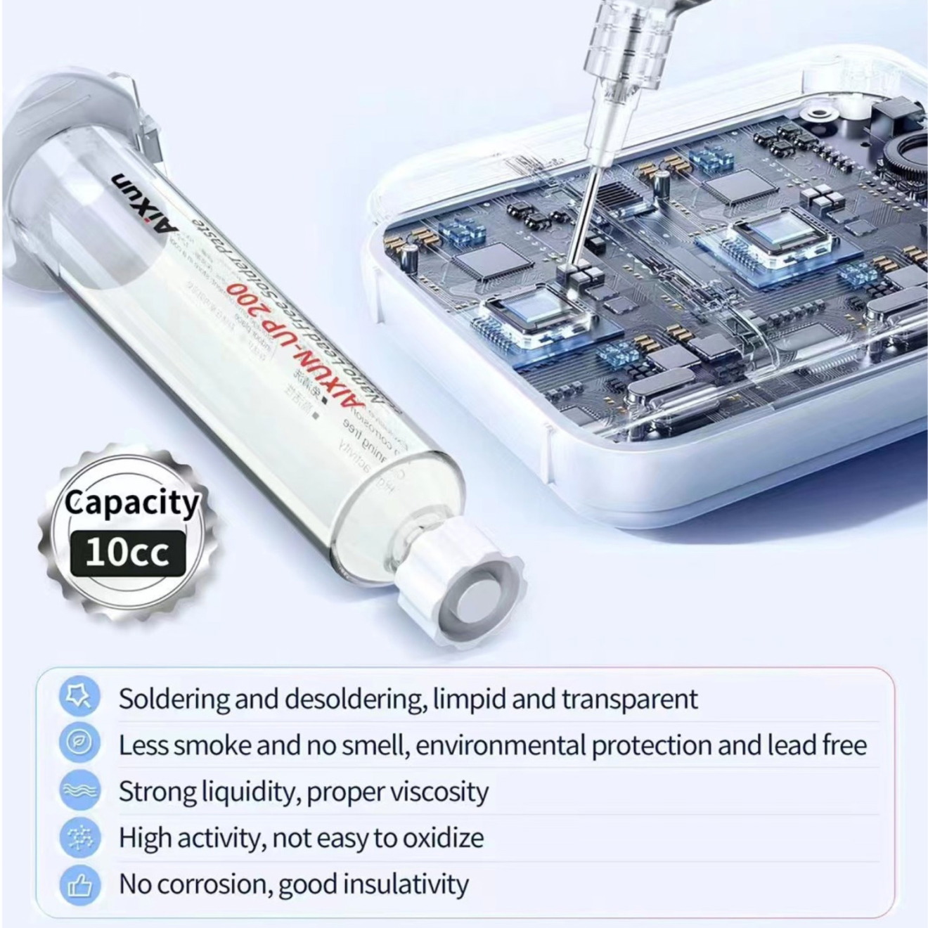 AIXUN UP200 LEAD-FREE NANO SOLDER OIL SOLDER PASTE SOLDER - Phoneparts