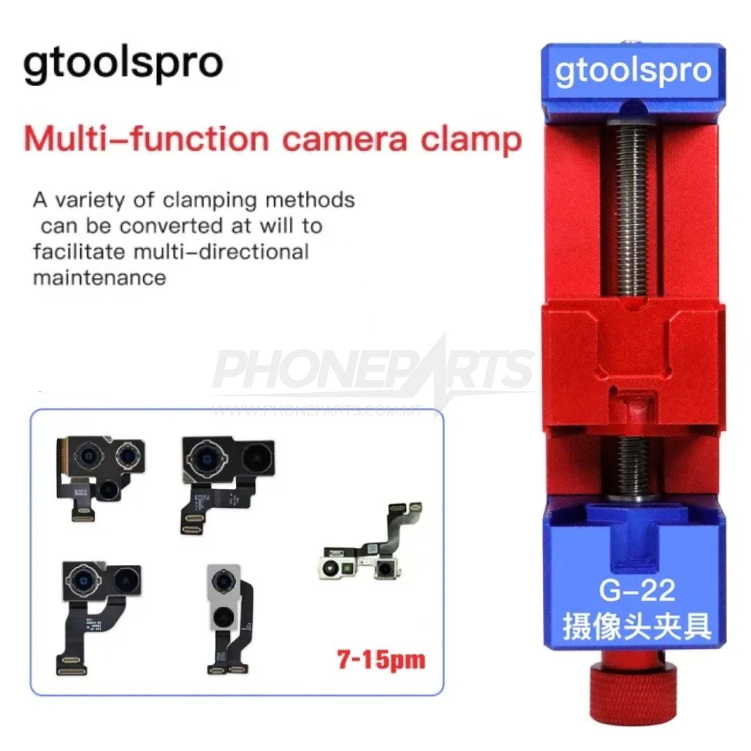 Gtoolspro G-22 Multi functional camera clamp for iphone 7-15 series ...