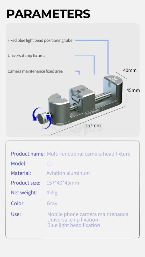 MECHANIC C1 MULTIFUNCTION FIXTURE JIG FOR PHONE CAMERA AND CHIP REPAIR ...