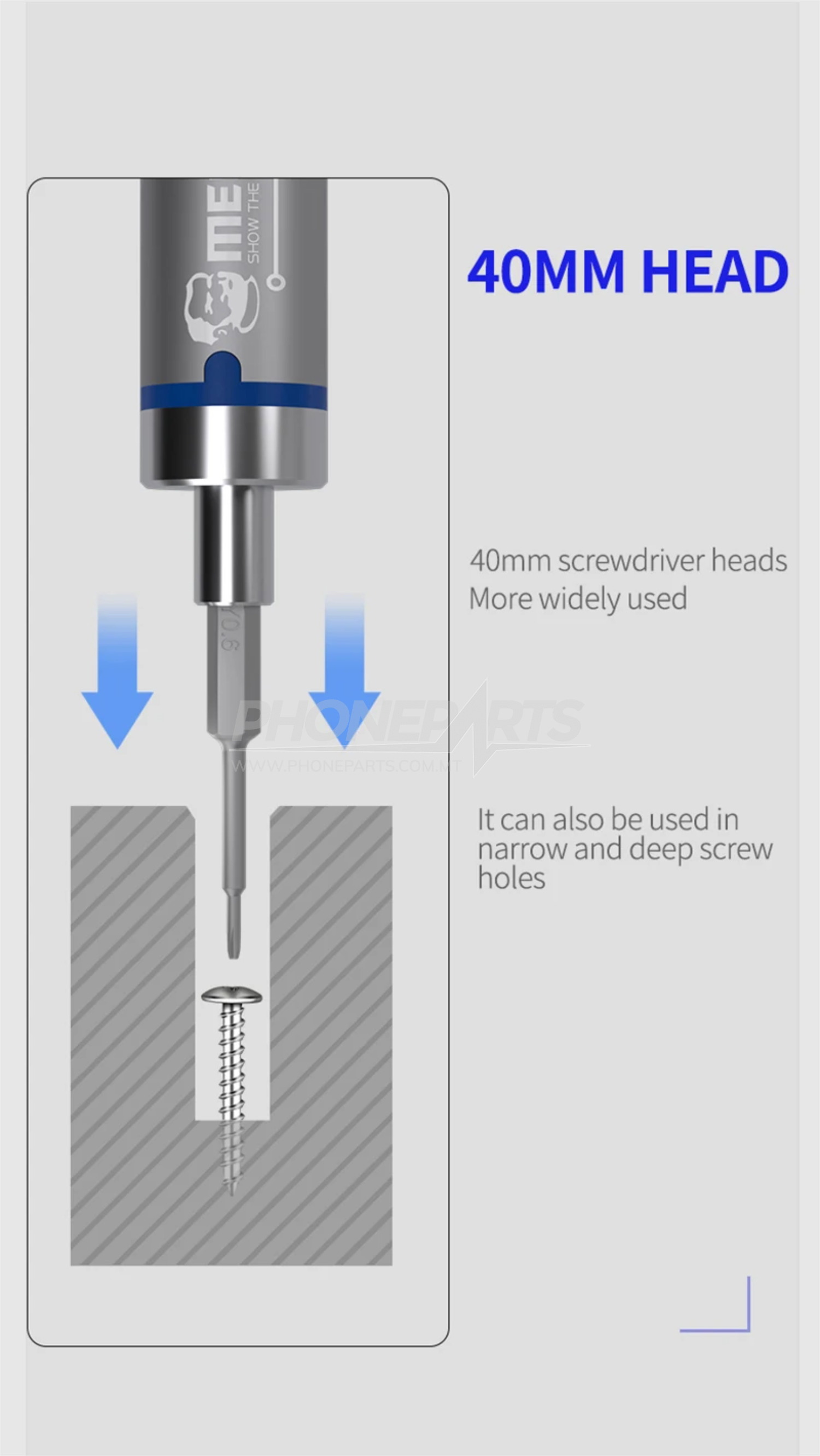 MECHANIC X-DRIVE ELECTRIC SCREWDRIVER SET WITH 24 HEAD - Phoneparts