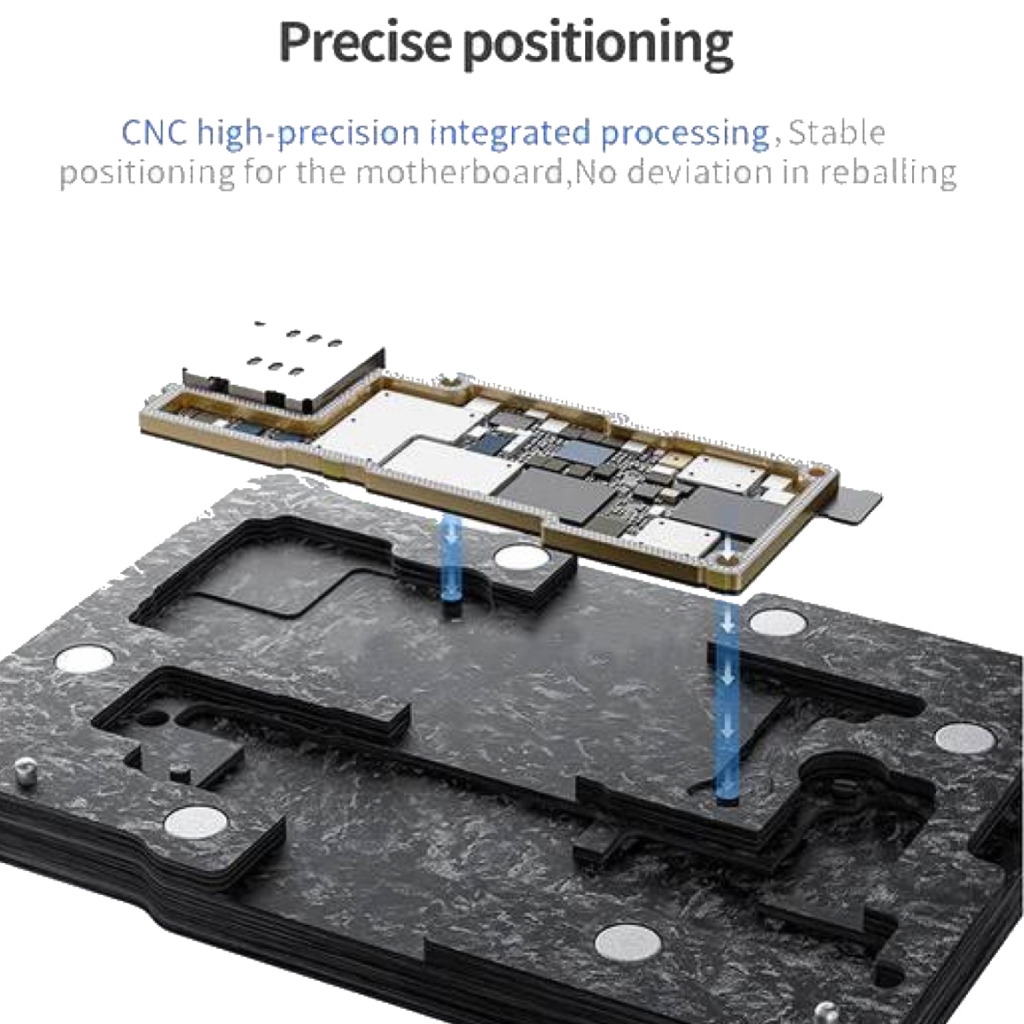 QIANLI MIDDLE LAYER FRAME REBALLING FIXTURE 6 IN1 FOR IPHONE 15 SERIES ...