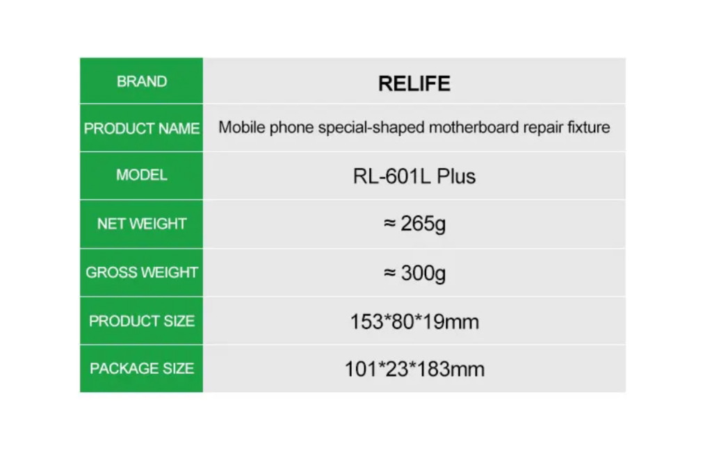 RELIFE RL-601L Plus Special-shaped for Mobile Phone Motherboard Repair ...