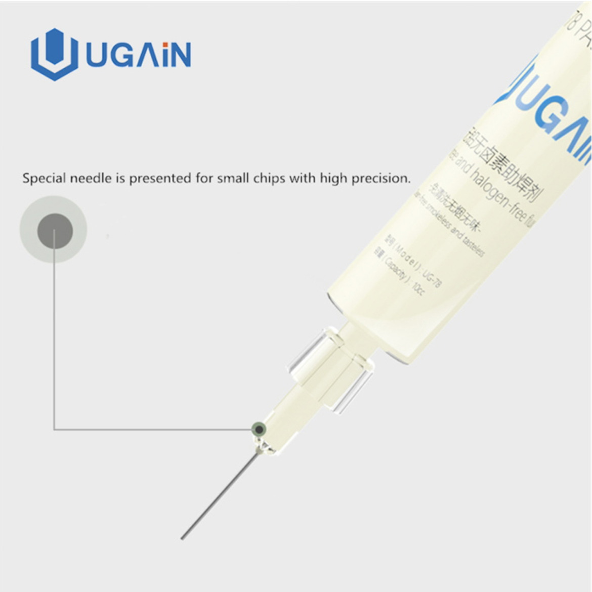 UG-78 PASTE BGA PCB NO-CLEAN SOLDER PASTE INSULATION WELDING ADVANCED ...